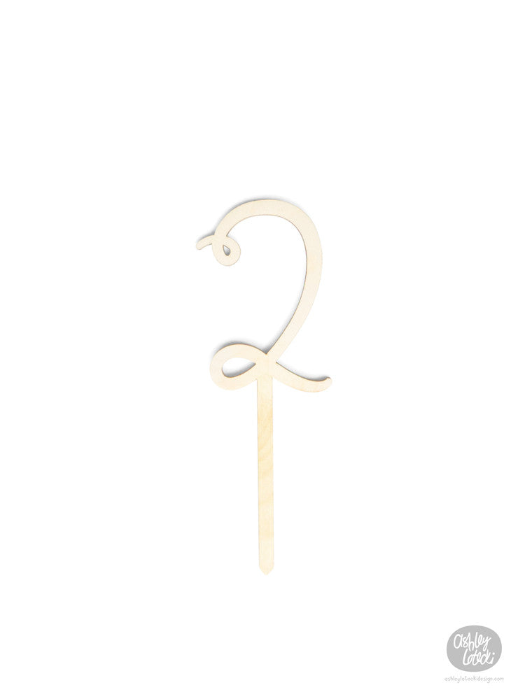 # 2 - Cake Topper – Ashley Lotecki Design