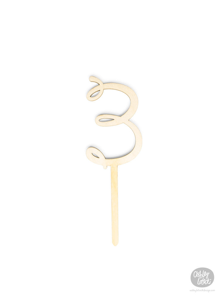 # 3 - Cake Topper – Ashley Lotecki Design